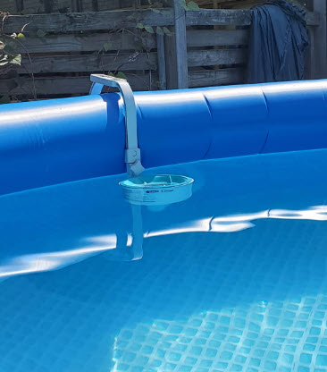 Crystal Clear Pool Water with Intex Pool Wall Mount Skimmer!Intex Pools